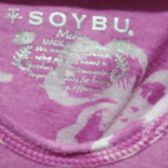 Soybu | Tops | Soybu Long Pink Rose Sweatshirt | Poshmark
